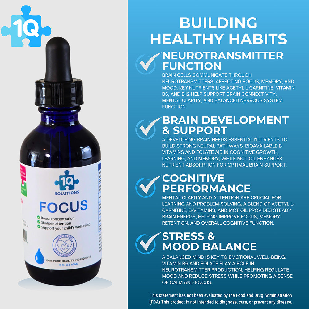 1Q Focus | Acetyl L-carnitine Supplement for Kids | Brain Health ...