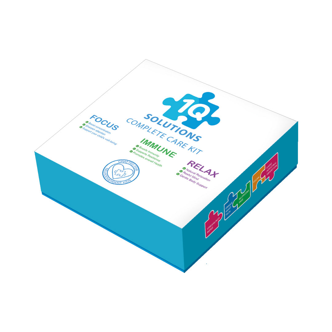 1Q Complete Care Kit - IMMUNE + RELAX + FOCUS all in one Kid Supplement ...